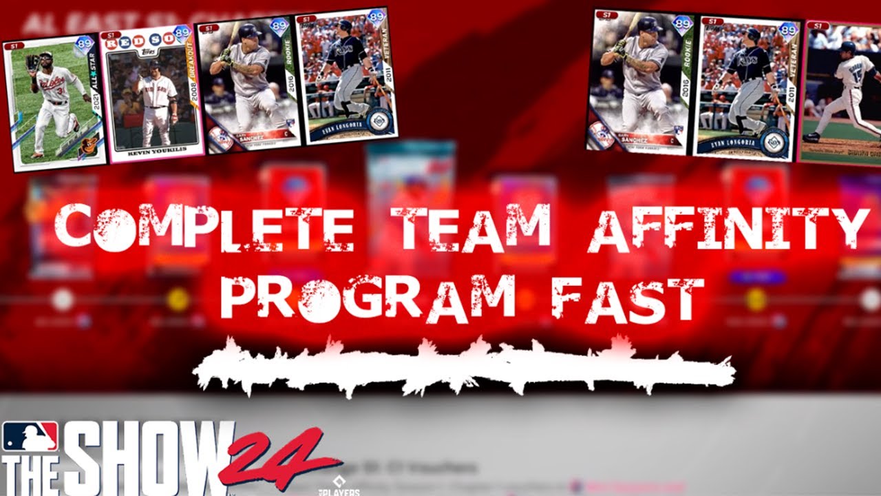 All NEW Team Affinity Program In MLB The Show 24 - YouTube