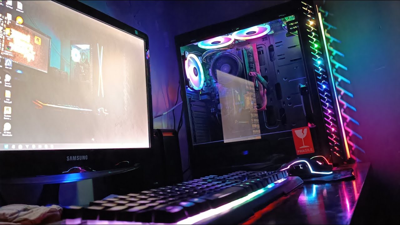 60k pc setup #gamingpc #gtx1650 #ryzen - YouTube