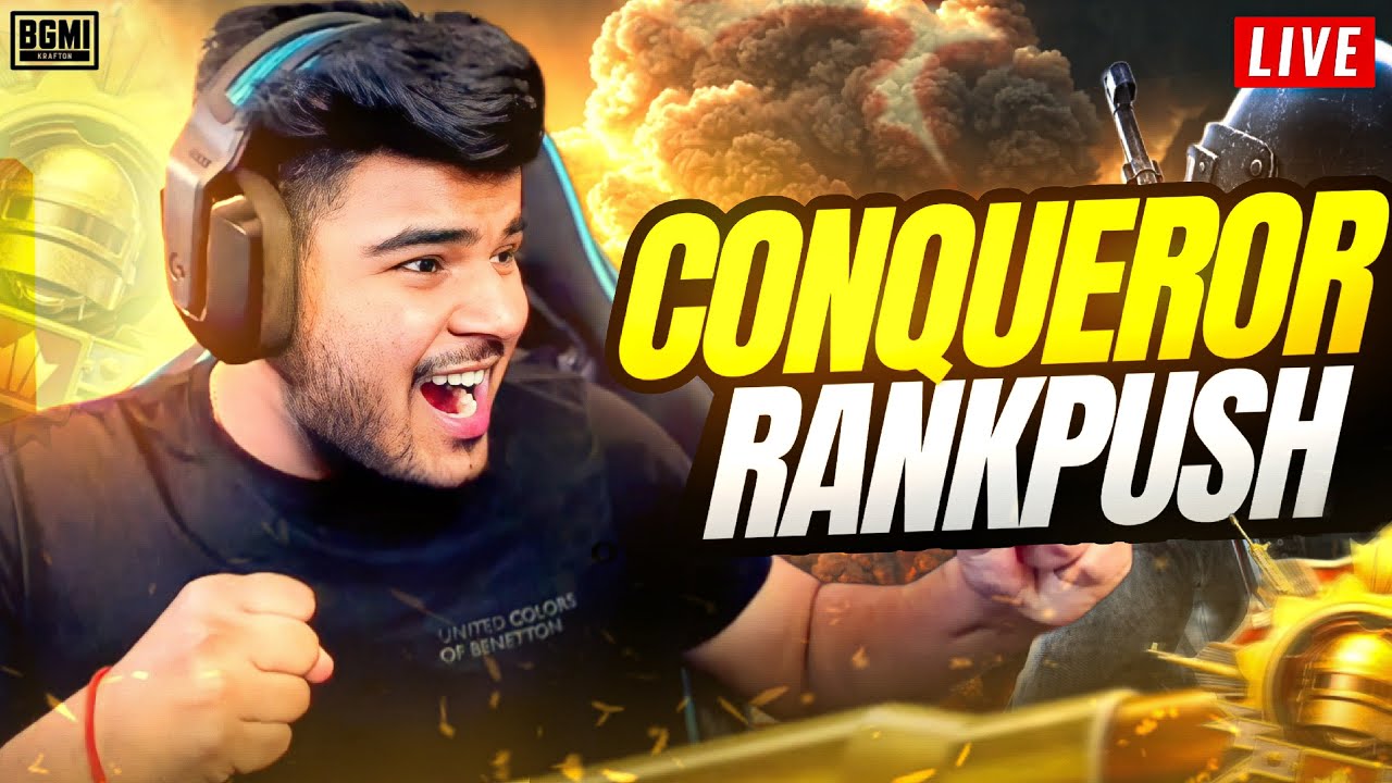 AAJ TOP 50 ME ENTRY 🔥 BGMI CONQUEROR RANKPUSH || RNT AYUSH - YouTube