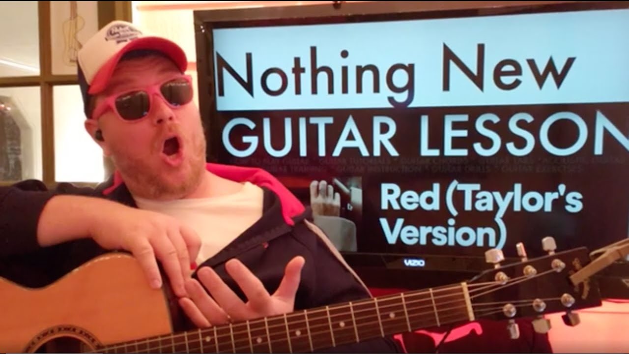 How To Play Nothing New - Taylor Swift Phoebe Bridgers guitar tutorial ...