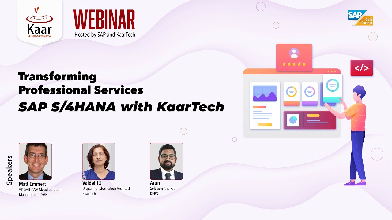 Transforming Professional Services: SAP S/4HANA with KaarTech & KEBS - YouTube
