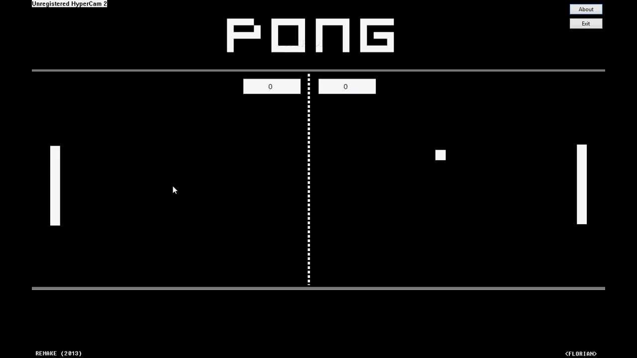 PONG (remake) with FPC Lazarus - YouTube