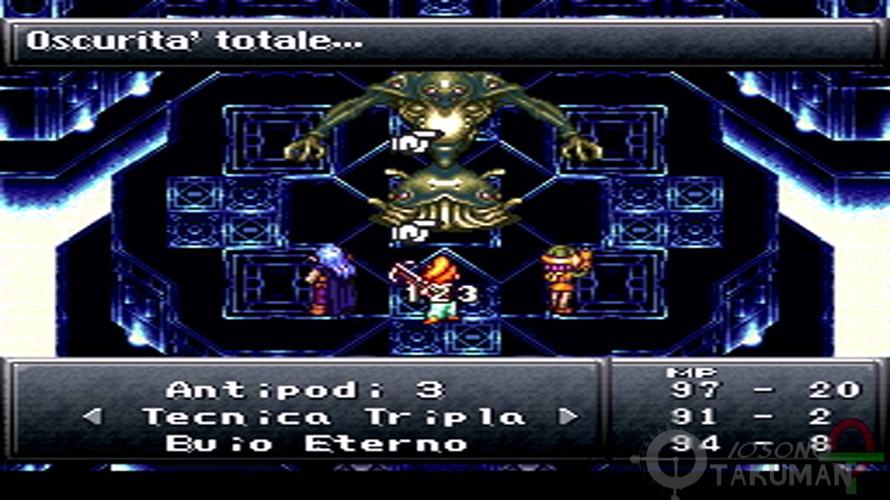 Chrono Trigger (ITA)-34- Gli ostacoli dell'Omen Nero, BOSS Giga Mutant ...