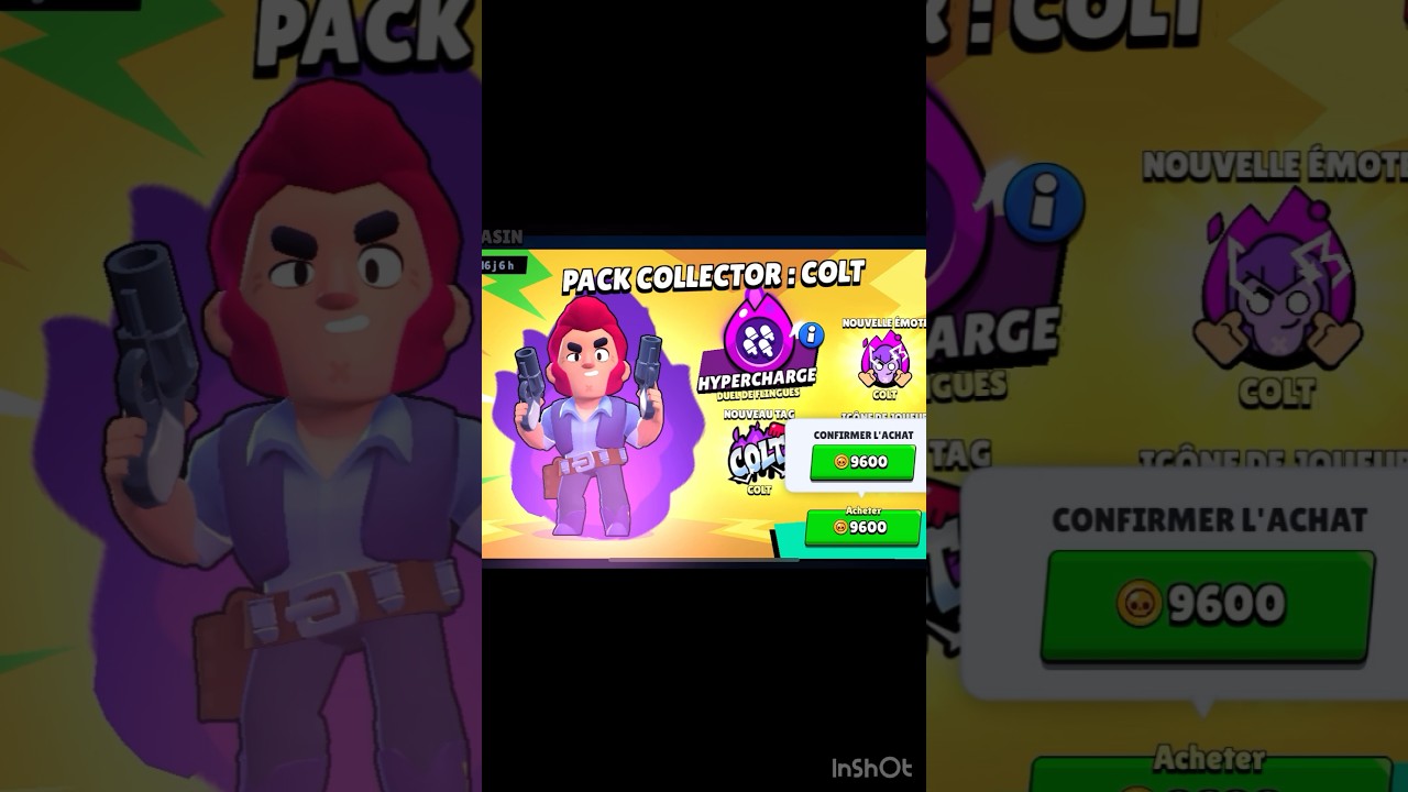 Hypercharge de Colt !! 🔥 #brawlstars #shorts - YouTube