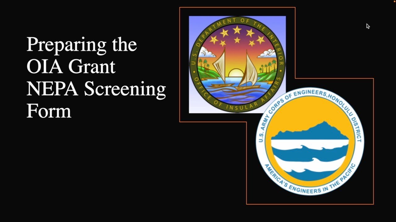 OIA NEPA Screening Form - YouTube