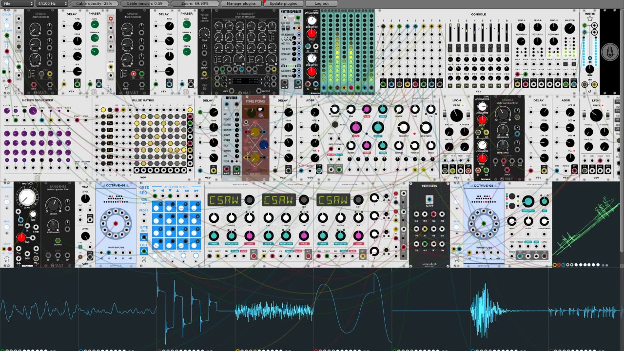 VCV Rack 5.1 - Dub Techno Ambient - YouTube