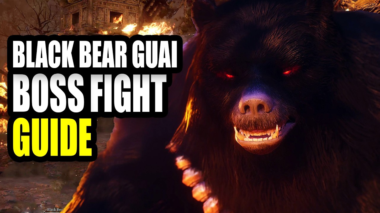How to EASILY Beat Black Bear Guai in Black Myth Wukong - YouTube