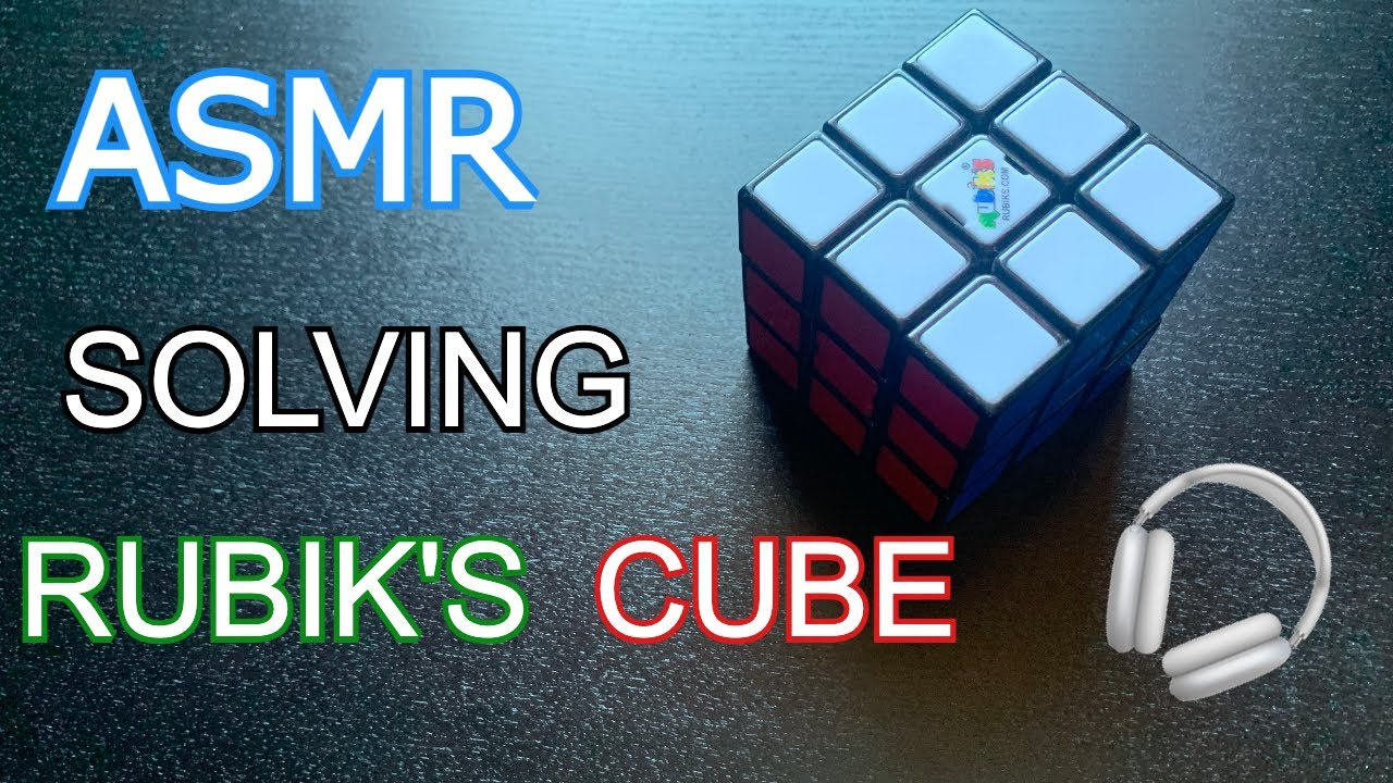 ASMR 🎧 Solving Rubik's cube | Relaxing - YouTube