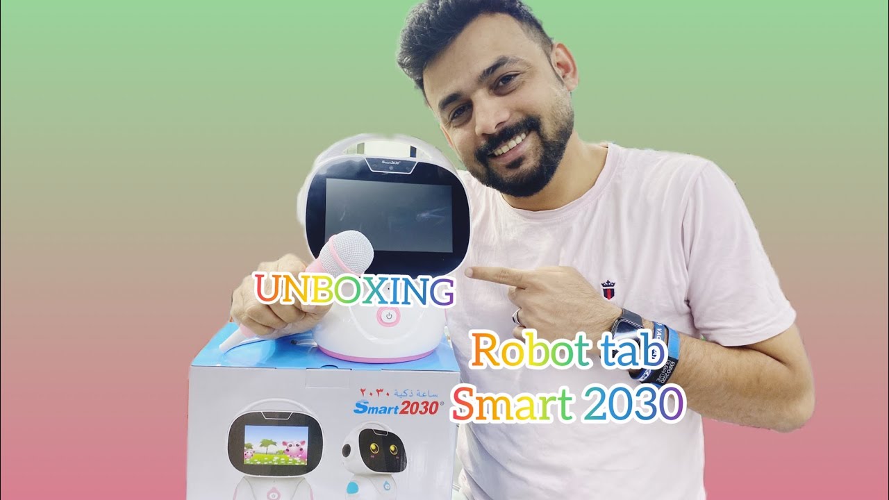 SMART2030 kids robot tab unboxing/zubicoorg - YouTube