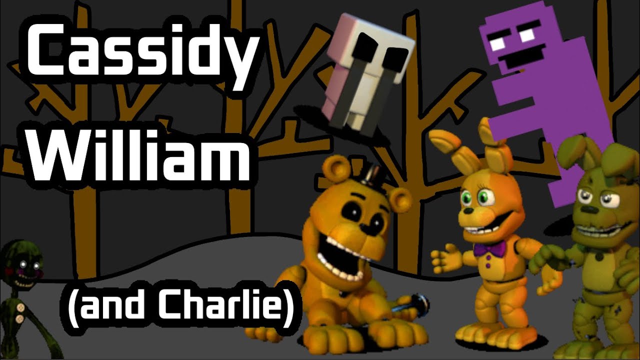 Cassidy And Purple Guy FNAF Challenge (plus Charlie) - YouTube