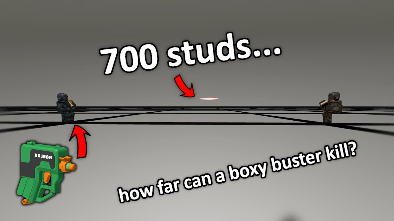 how far can a boxy buster kill? - YouTube