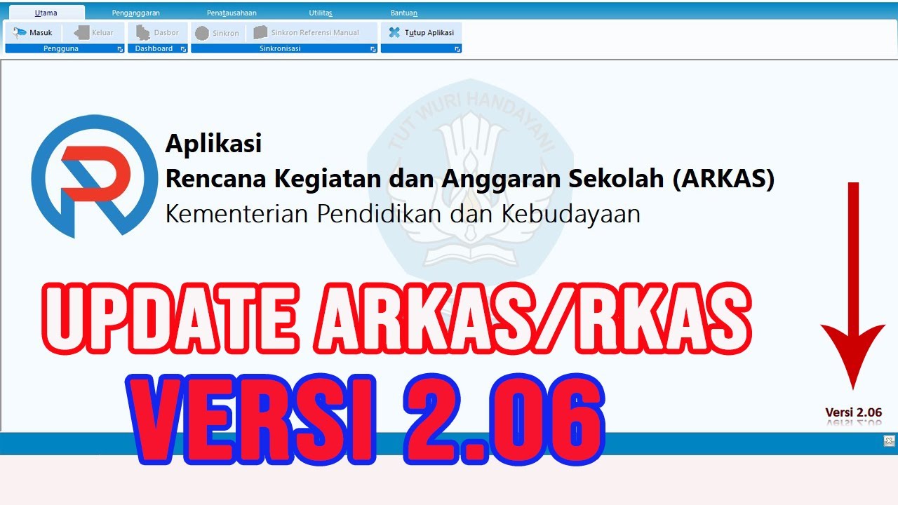 Update ARKAS/RKAS versi 2.06 Kemdikbud | ARKAS Perubahan Anggaran - YouTube