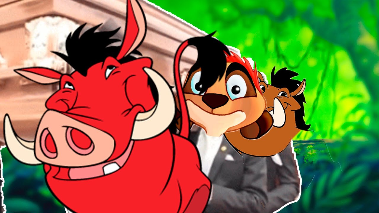 TIMON AND PUMBA - COFFIN DANCE (COVER) FUNERAL MEME - YouTube