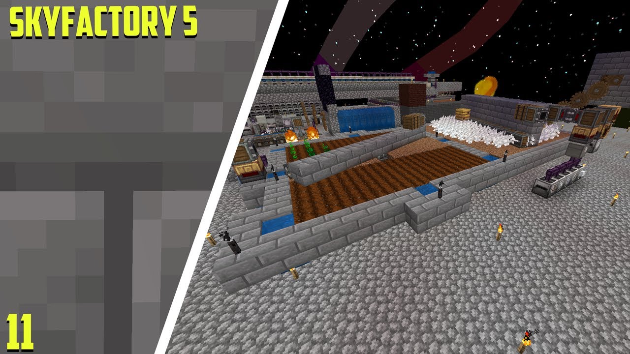 Simplest Create Tree Farm In Skyfactory 5 - Skyfactory 5 Let's play ...