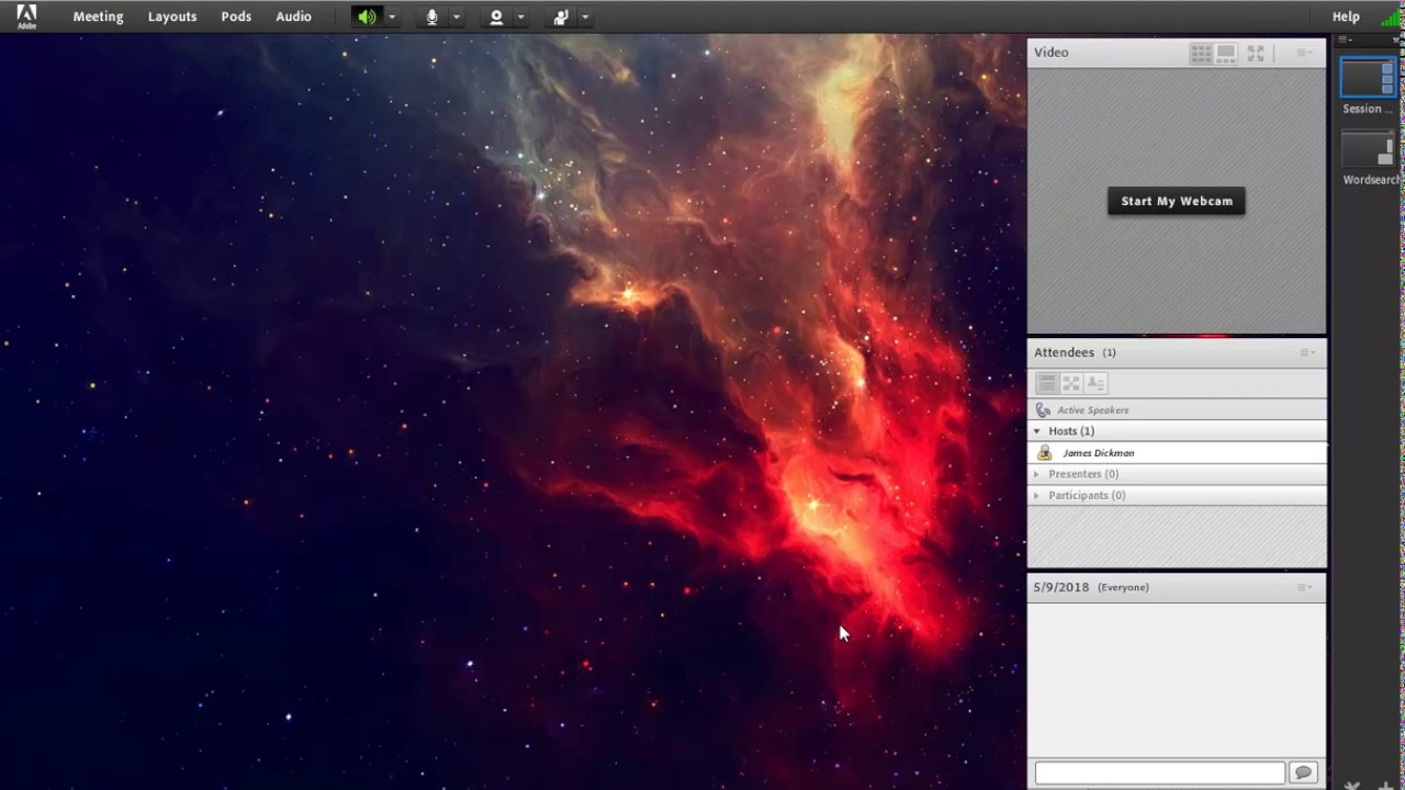 Changing your background in Adobe Connect - YouTube