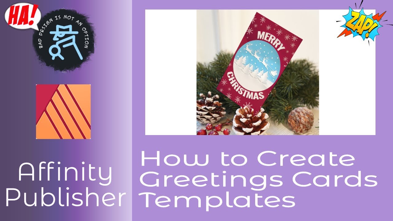 How to Create Greetings Cards in Affinity Publisher - YouTube