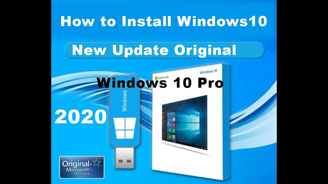 How to Download and Install Windows 10 from USB Flash & bootable Flash ...