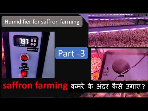 How to select Humidifier for saffron aeroponic farming, Kesar ki kheti ...