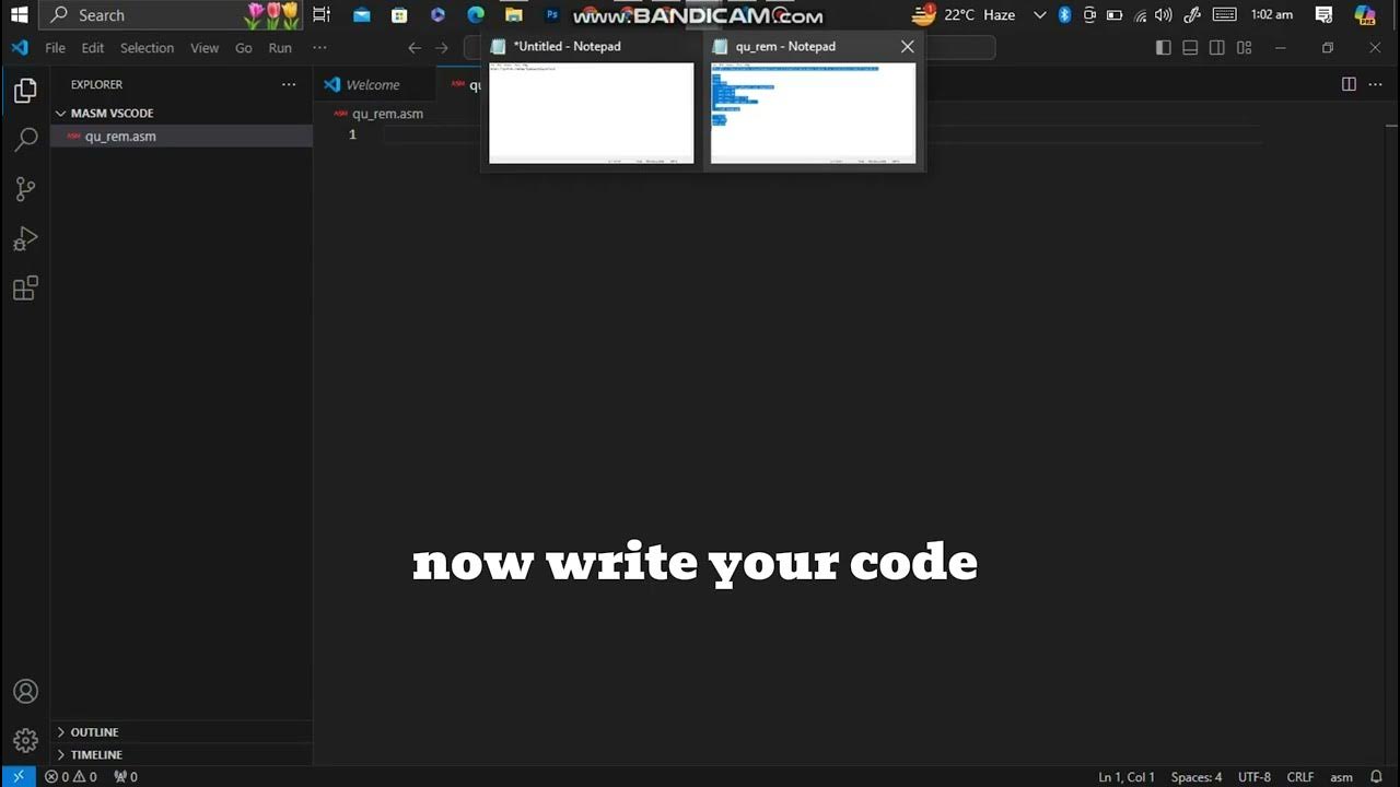 MASM integration with VS studio with irvine32 library - YouTube