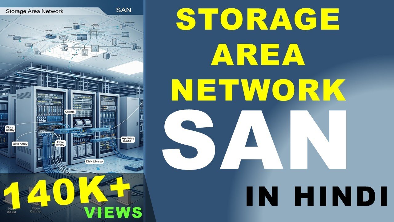 What is SAN? | Storage Area Network Explained in Hindi | Data Storage ...