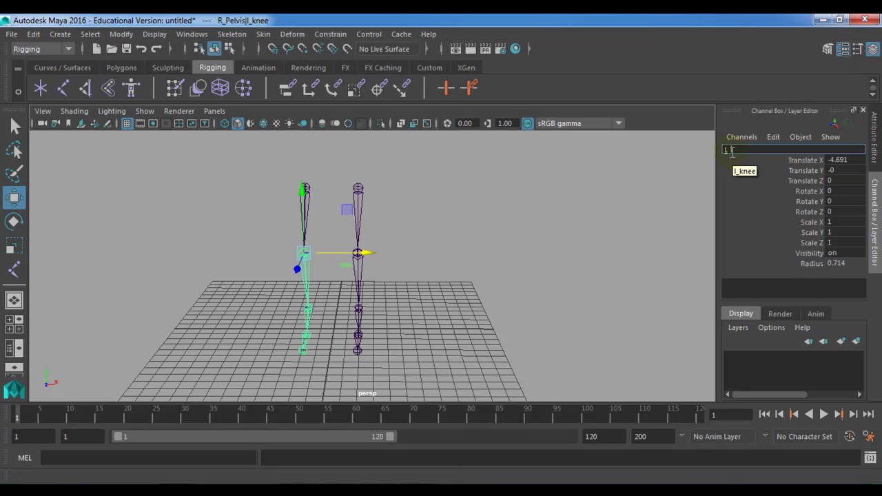 Skeleton Menu in Maya - YouTube
