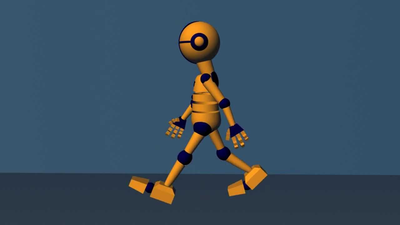 Walk cycle (Character animation) - YouTube