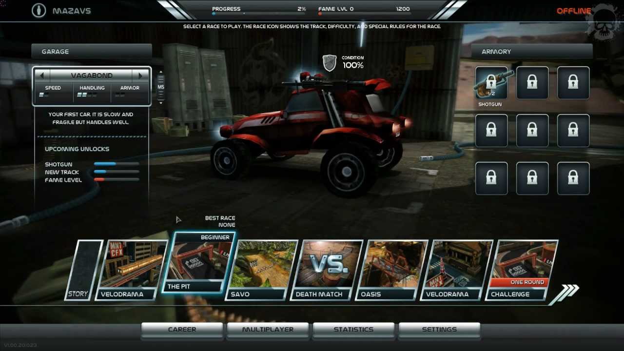 Death Rally gameplay [PC 2012] - YouTube