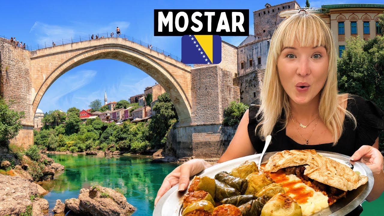 Our SHOCKING Impressions of Mostar 🇧🇦 Bosnian Food FEAST (best things ...
