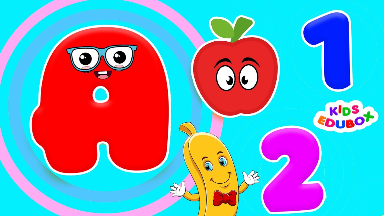 ABC & 123 Learning Videos For Preschool | ABC And One Two Three | ABC Phonics Song - YouTube