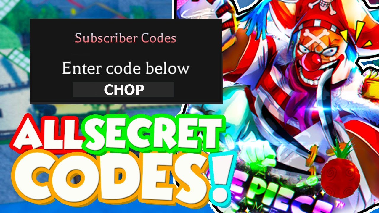 ALL NEW SECRET CHOP AWK UPDATE CODES In A ONE PIECE GAME CODES ALL NEW SECRET CHOP AWK UPDATE CODES In A ONE PIECE GAME CODES