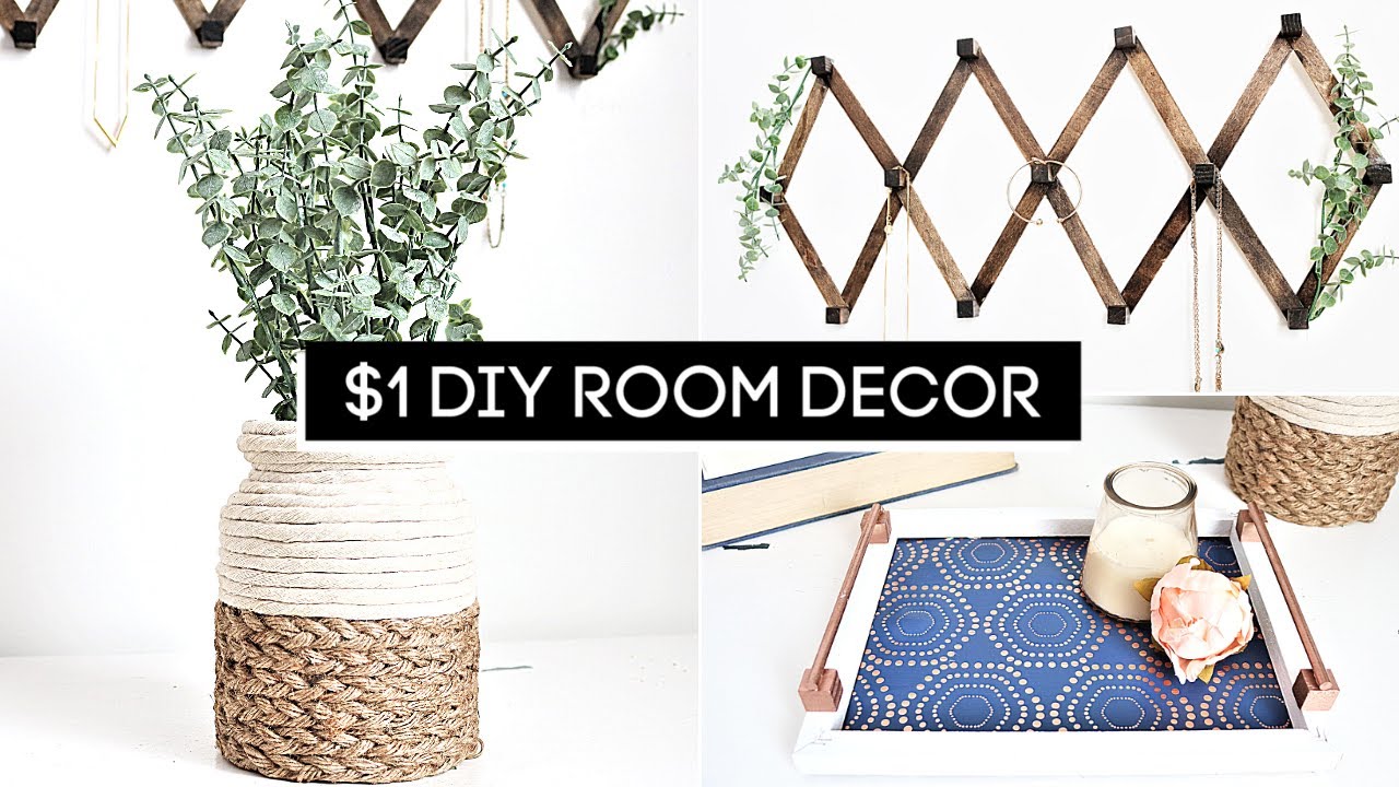DIY Hacks! SAVE MONEY On These Boho Room Decor Hacks *Easy* 2020 - YouTube
