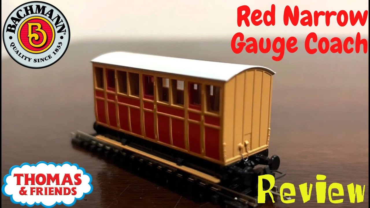 Thomas & Friends Bachmann | Red Narrow Gauge Coach | Review - YouTube