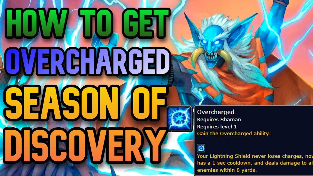 How to get Overcharged Rune Quick Guide Season of Discovery - YouTube