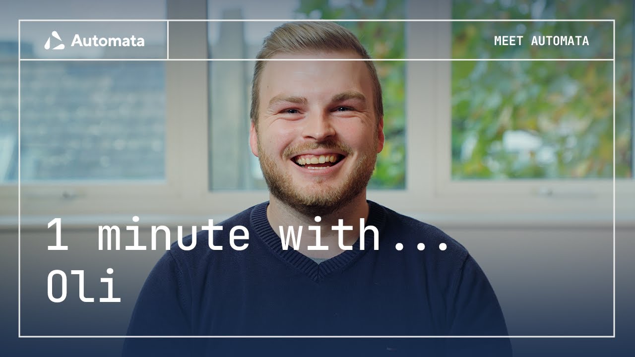 1 minute with Oli, Head of Customer Success - YouTube