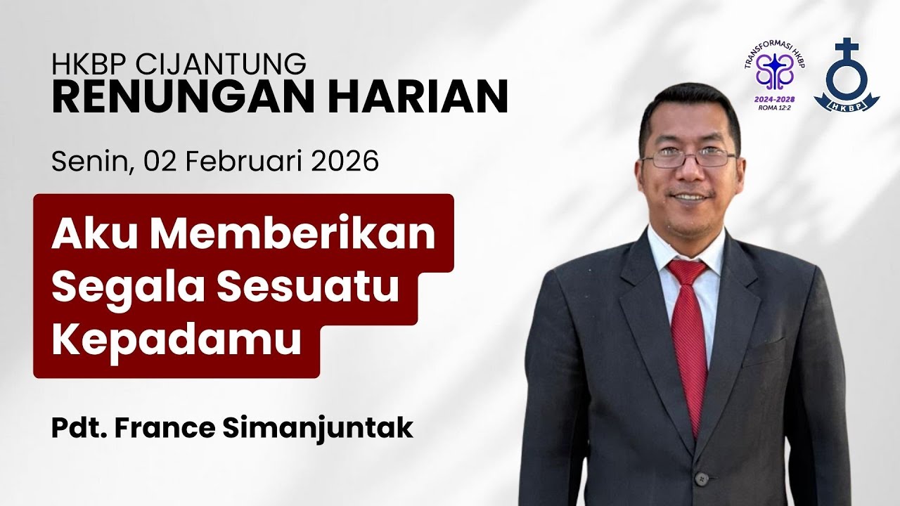 Aku Memberikan Segala Sesuatu Kepadamu | Senin, 02 Februari 2026 - YouTube