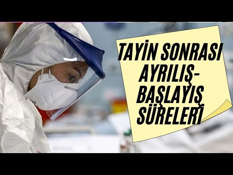 TAYİN SONRASI AYRILIŞ BAŞLAYIŞ SÜRELERİ /MEVZUAT VE YÖNETMELİKLER