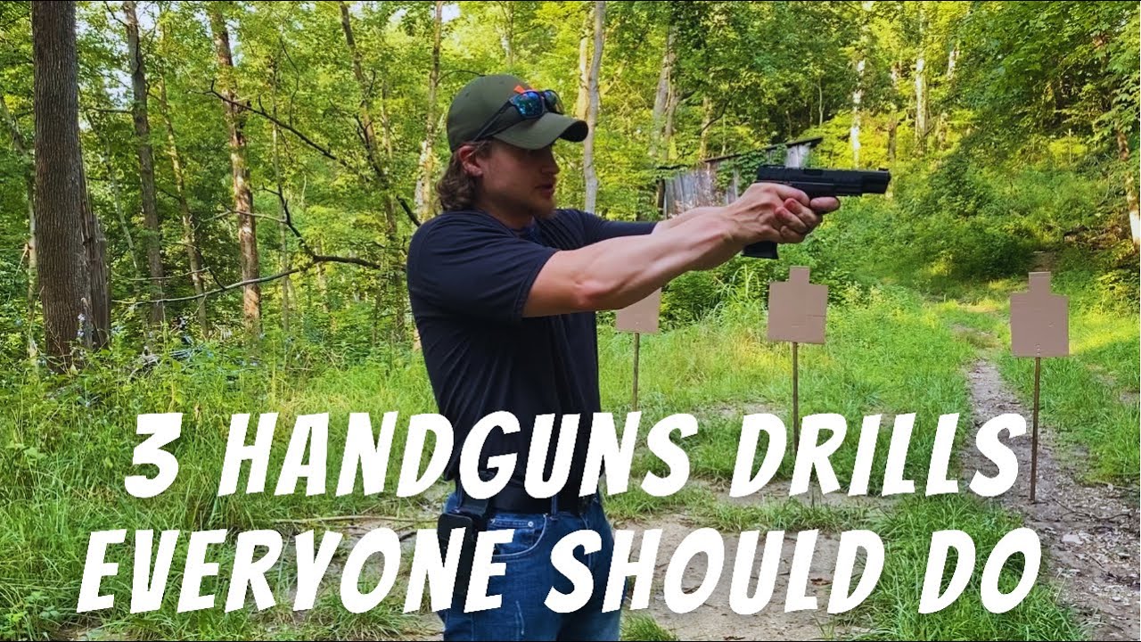 3 Basic Handgun Training Drills - YouTube