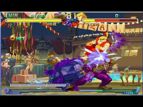 Street Fighter Alpha 2 - Birdie's %95 Custom Combo - YouTube