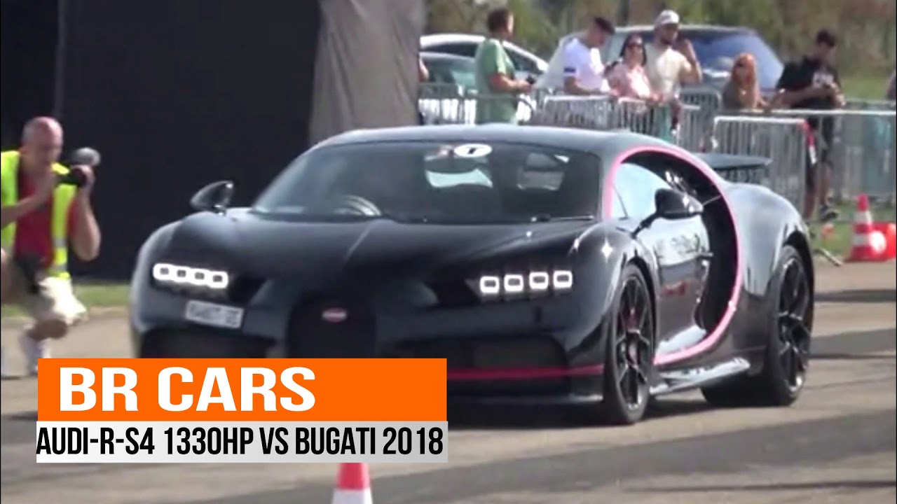 audi r s4 1300HP VS BUGATTI Chiron 2018 - YouTube