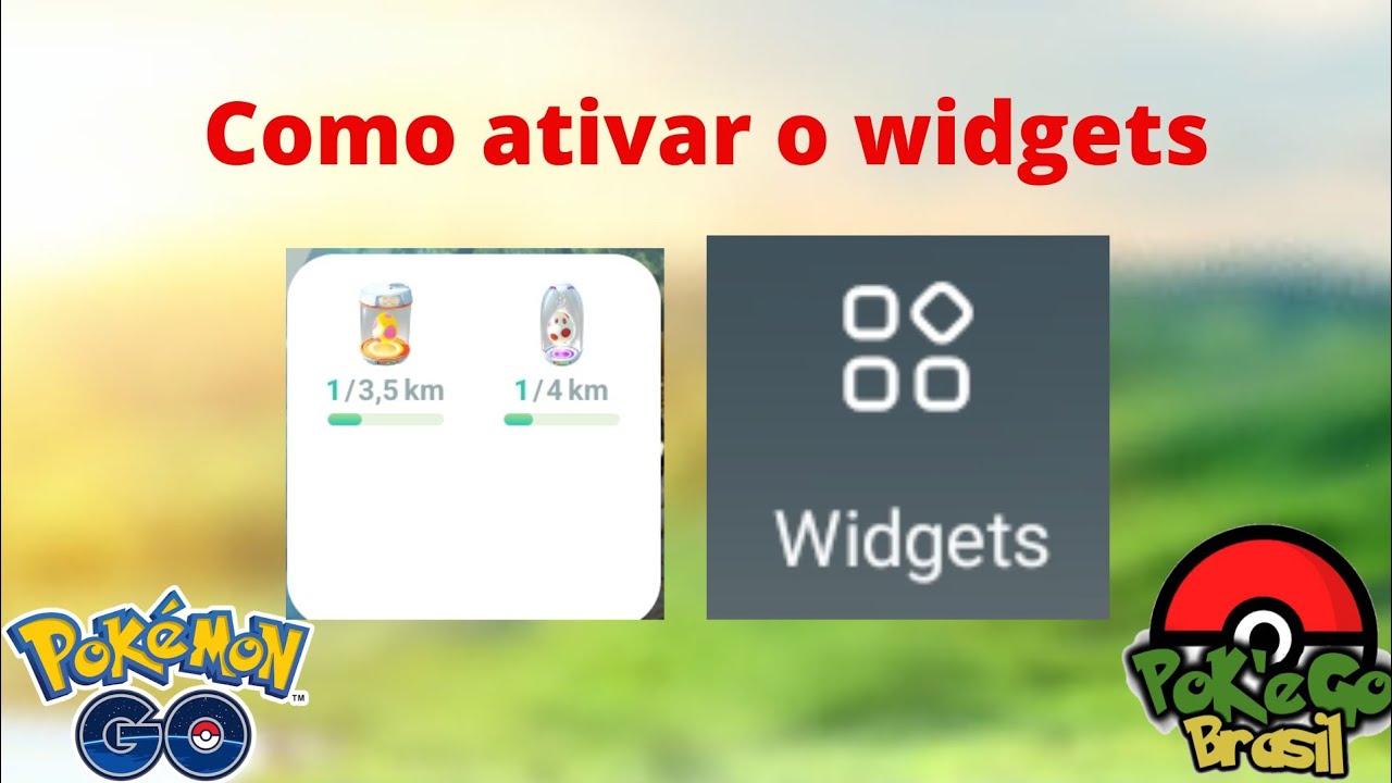 Como ativar o Widgets no Pokémon GO - YouTube