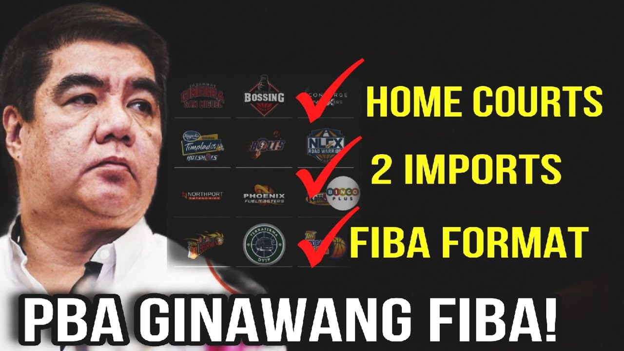MGA PAGBABAGO SA PBA! FIBA FORMAT GAGAWIN NA NGAYONG SEASON ...