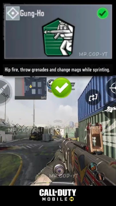 Gung Ho Perk Tutorial Pro Settings in CODM BR💯🔥Codmobile🤕CODM Pro Setting #shorts #codmbr #codm ...