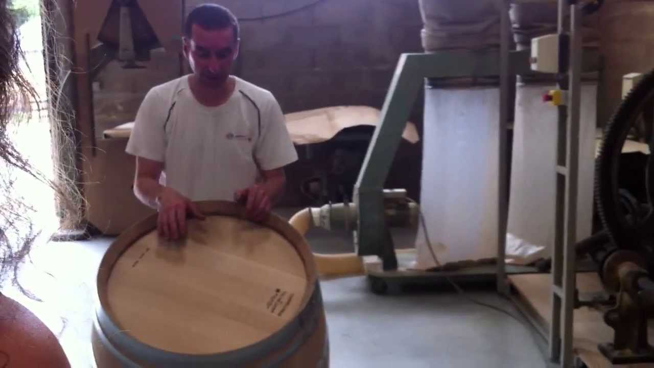 The traditional process of making French Oak Barrels, Loire Valley ...