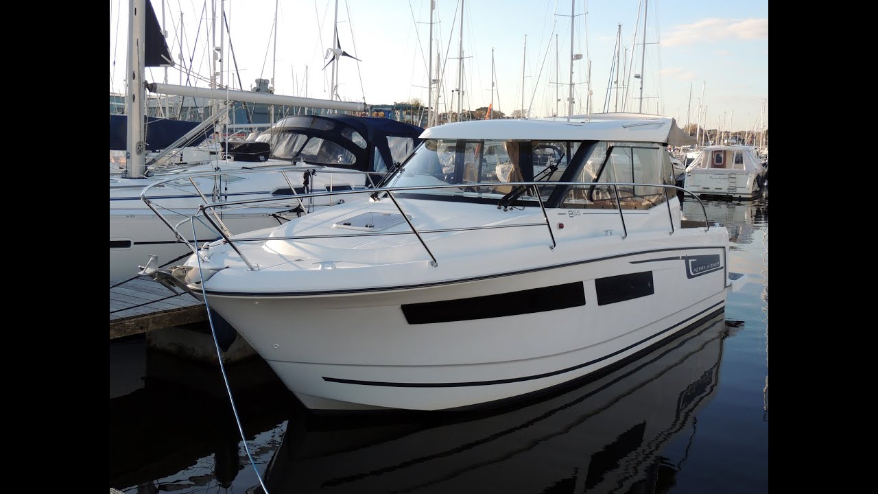 2016 Jeanneau Merry Fisher 855 Offshore Walkaround Video - YouTube