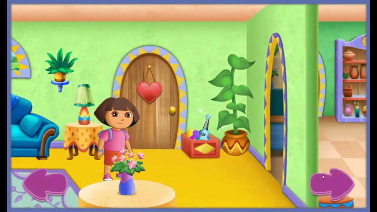Dora's House: New Adventures Dora the explorer Game - YouTube