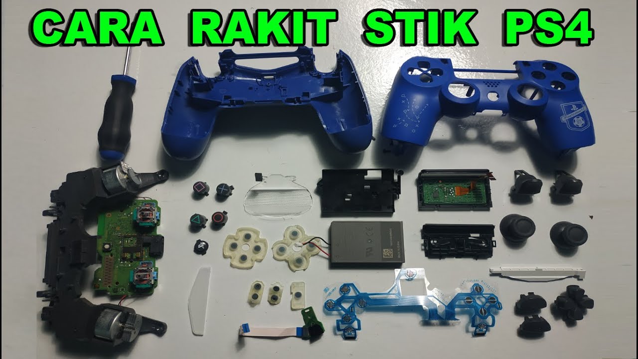 TUTORIAL CARA RAKIT PASANG STIK PS4 ( DUALSHOCK4 ) - YouTube