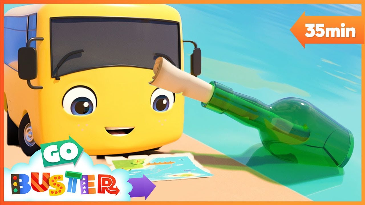 Buster Treasure Hunt Adventure Song! | Go Buster | Baby Cartoon | Kids ...