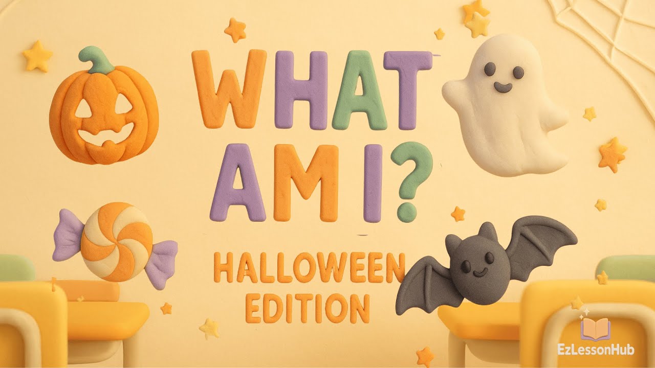 Halloween What Am I? Fun ESL Guessing Game | Halloween Vocabulary ...