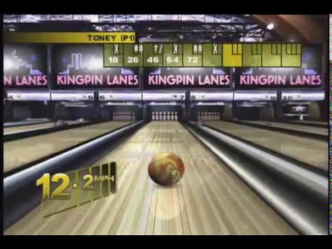2-9-12 Brunswick Pro Bowling Kinect Practice my created Bowler - YouTube