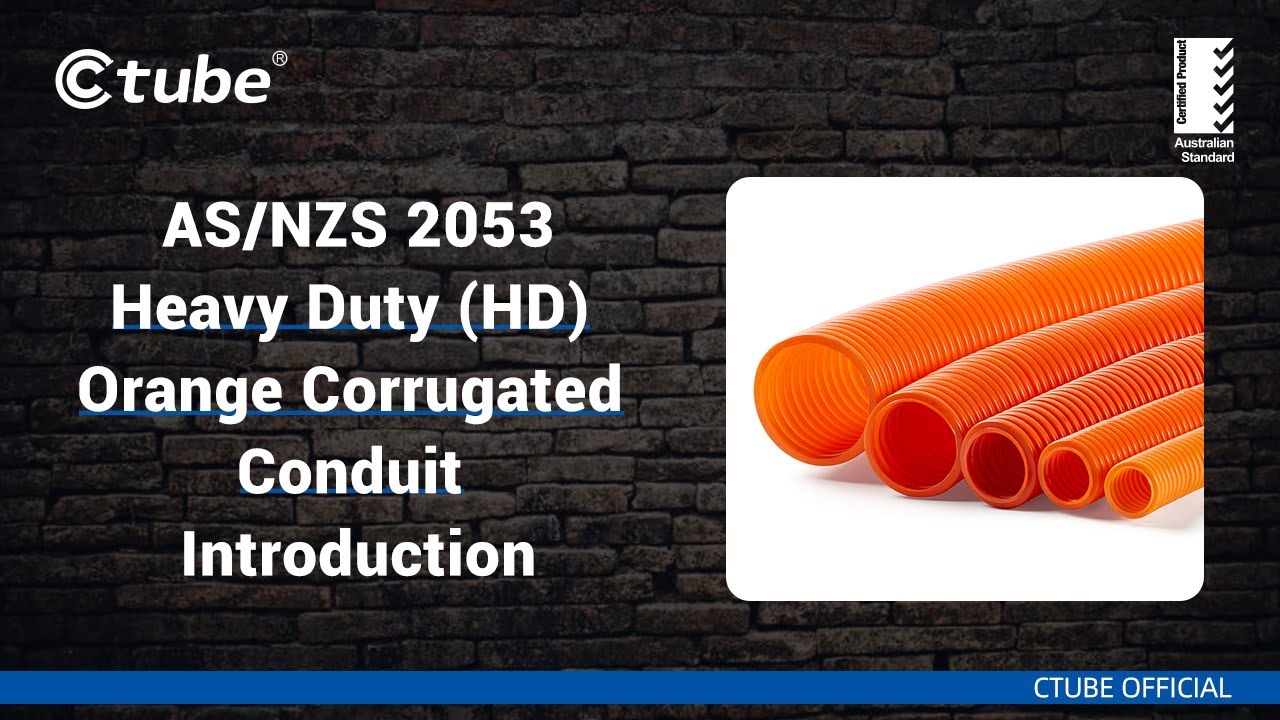 Ctube | Heavy Duty (HD) Orange Corrugated Conduit Introduction and ...